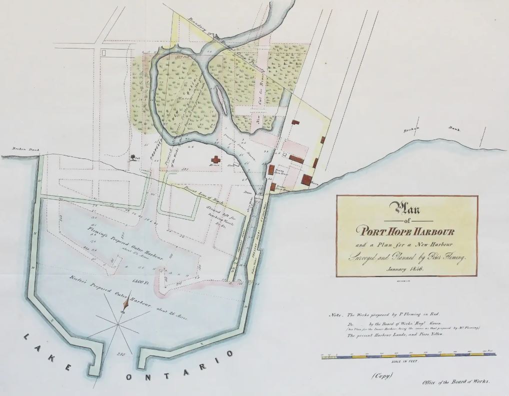 Port Hope Harbour (1854)
